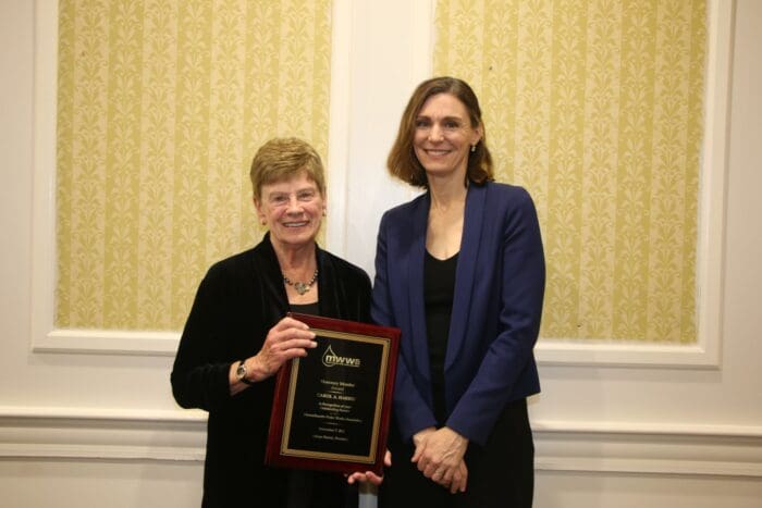 Carol Harris & Ben Patten Honored by MWWA - Woodard & Curran
